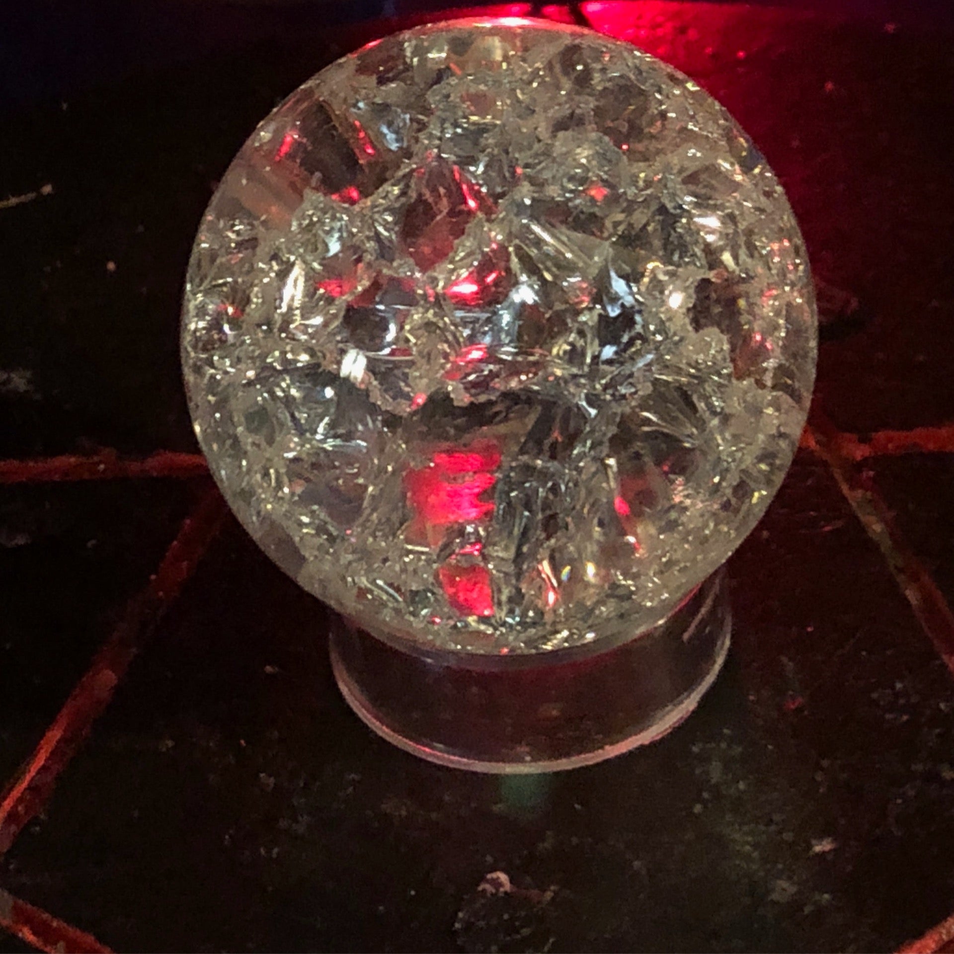 2" Cracked Crystal Orb/Sphere | The Crooked Path